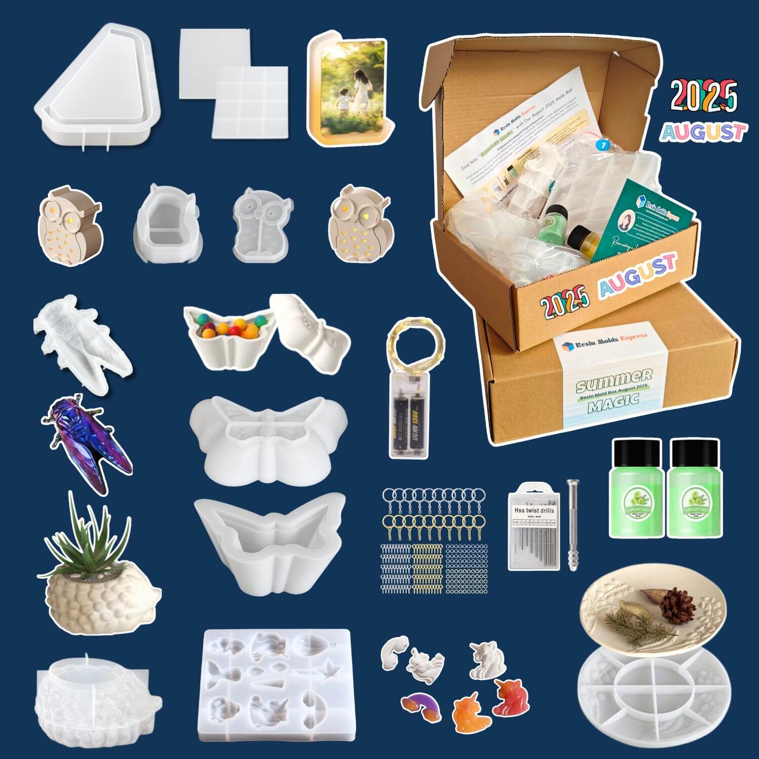 Resin Mold Box (formerly Resin Molds Express) | Resin Subscription Box & Exclusive Molds
