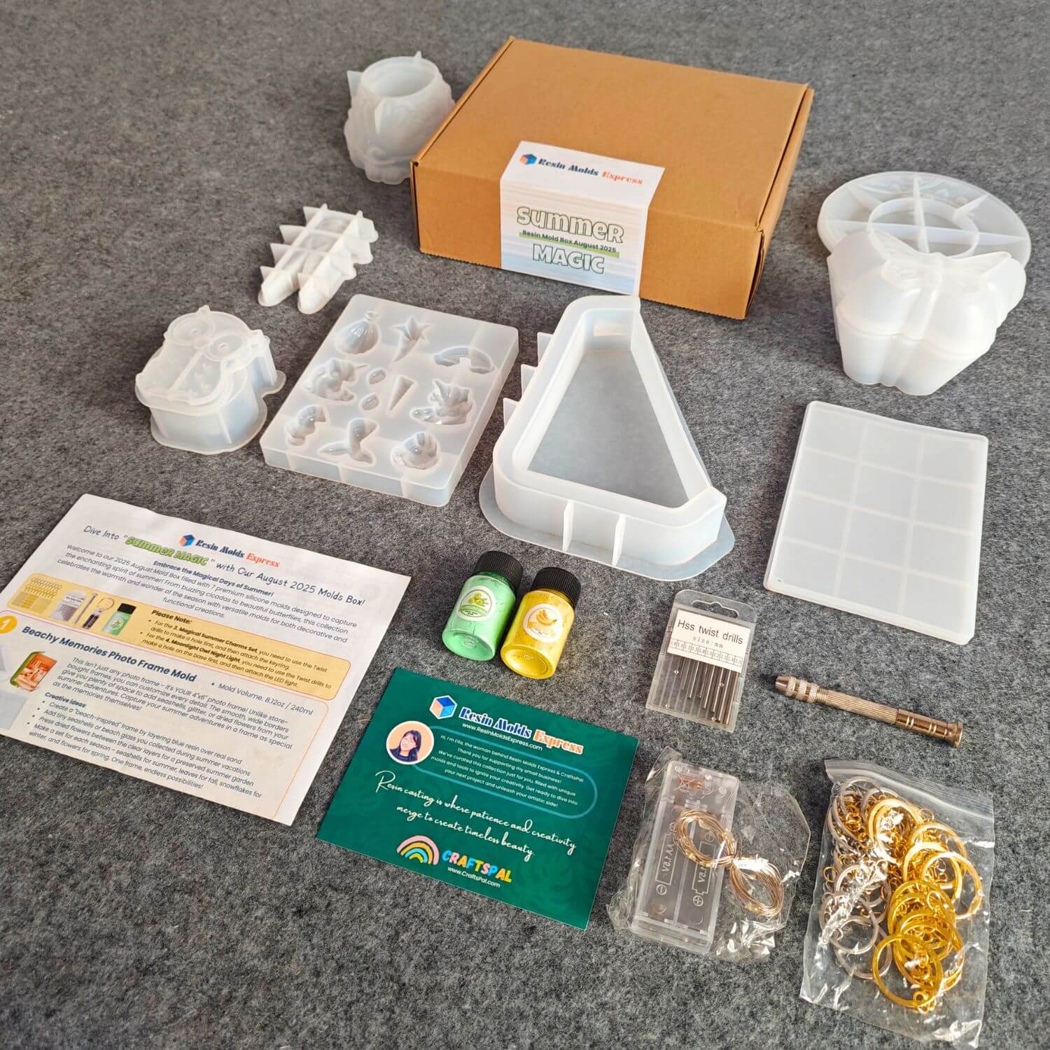Resin Mold Box (formerly Resin Molds Express) | Resin Subscription Box & Exclusive Molds